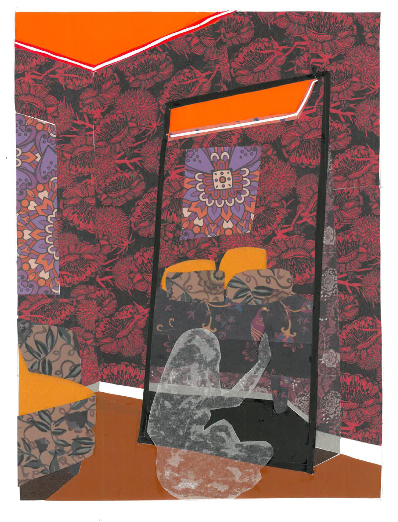 With Your Ghost - Paper Collage | Champlain College