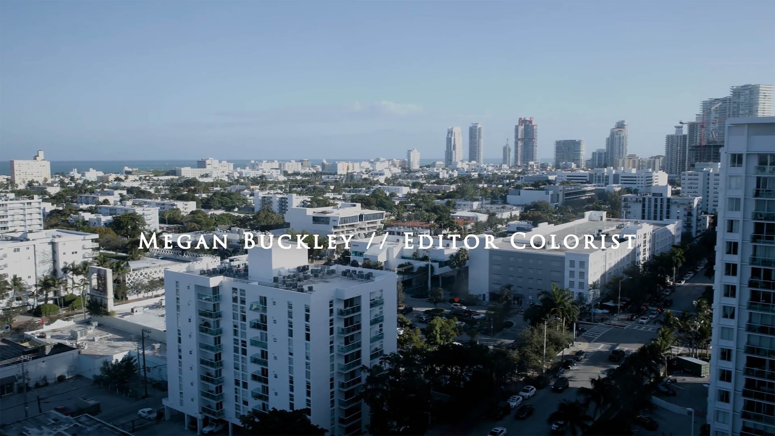 Megan's Editor Colorist Reel - Champlain College