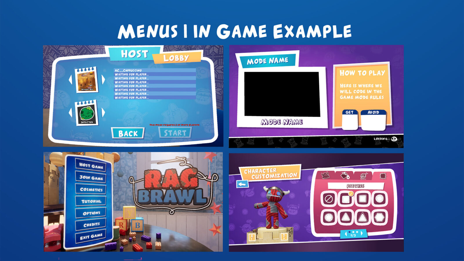 RagBrawl - Game UI/UX | Champlain College