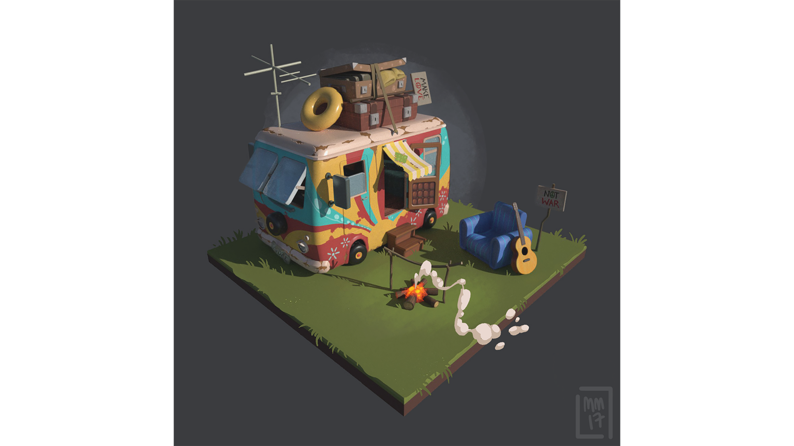 Camp - Concept Art Recreation | Champlain College