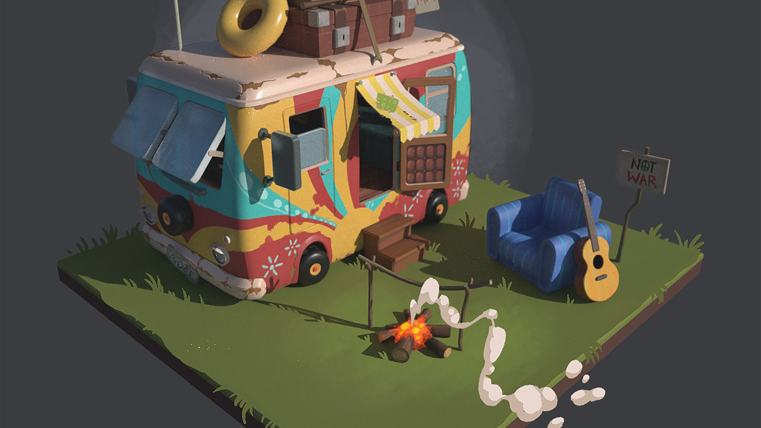 Camp - Concept Art Recreation | Champlain College