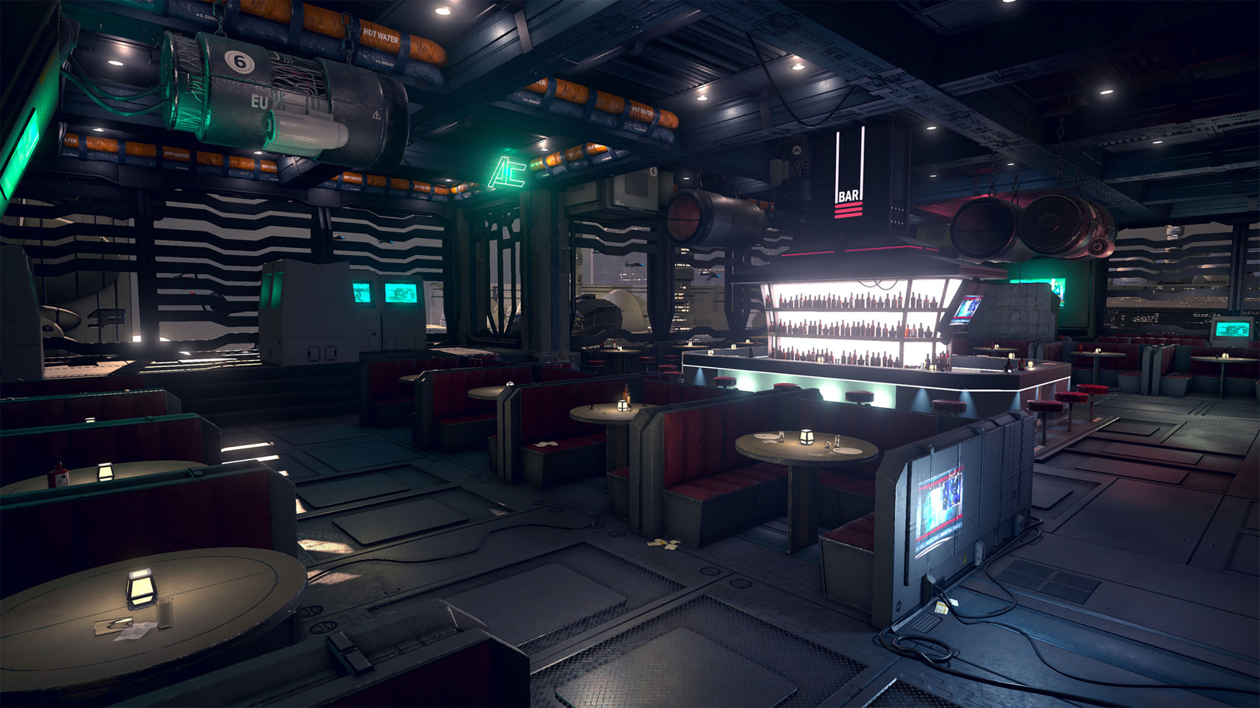 Spaceport Bar - Game Environment | Champlain College